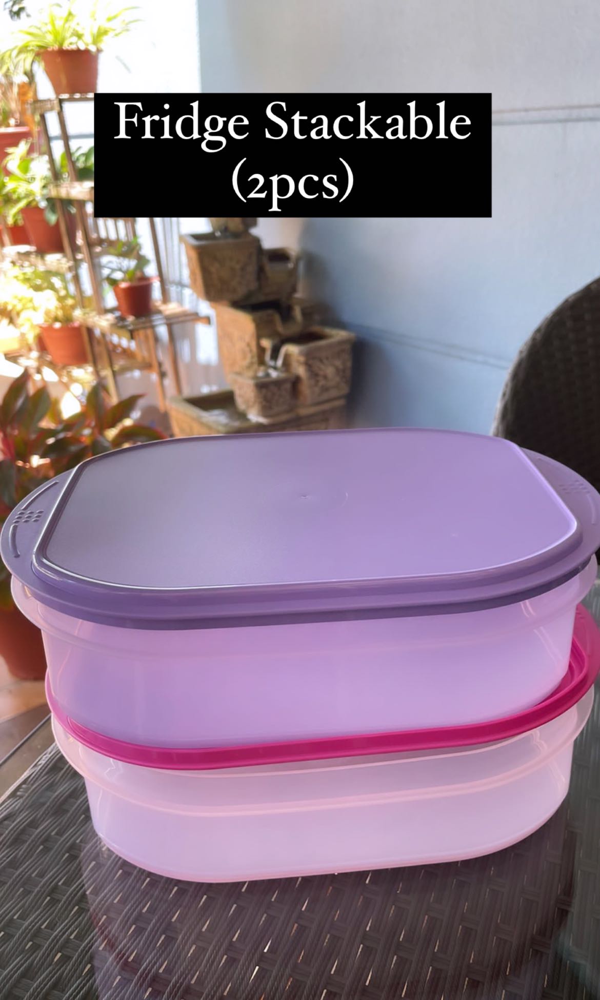 Tupperware Fridge Stackable, Furniture & Home Living, Kitchenware ...