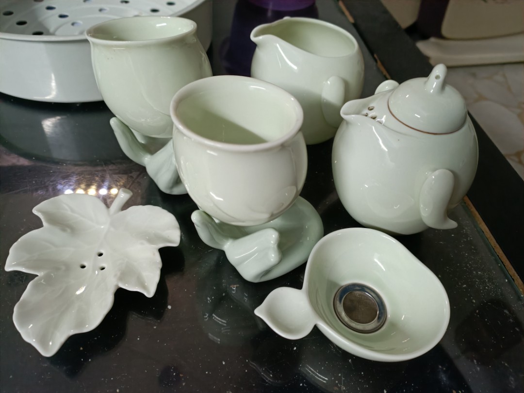 Unique tea set, Furniture & Home Living, Kitchenware & Tableware, Other ...