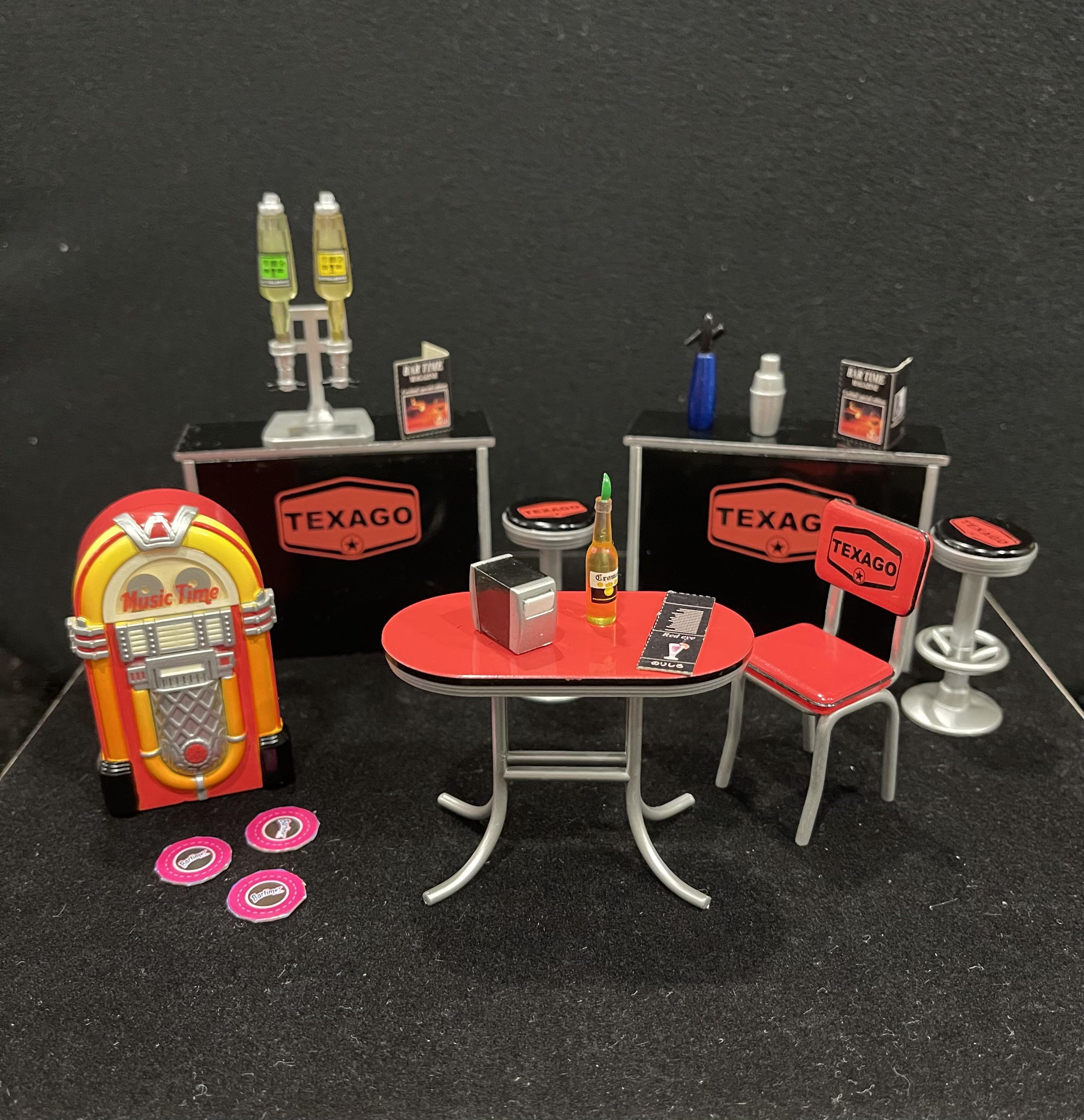 Vintage Re-ment Miniature Bar Time Set, Hobbies & Toys, Memorabilia ...