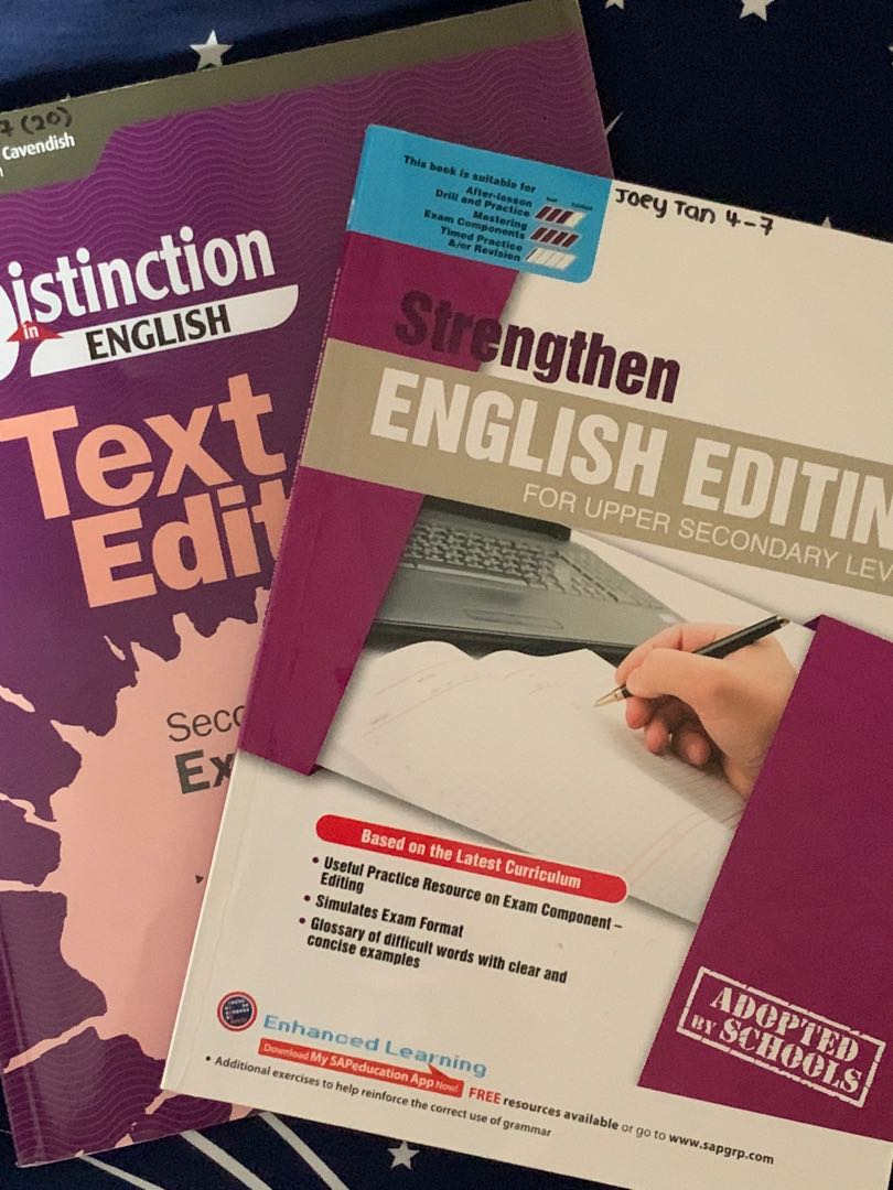 [WTS] Secondary 3E and 4E Assessment and Textbooks (TYS included ...