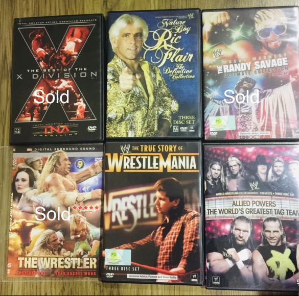 WWE DVDs Greatest Tag Teams DX Ric Flair Wrestlemania Undertaker ...