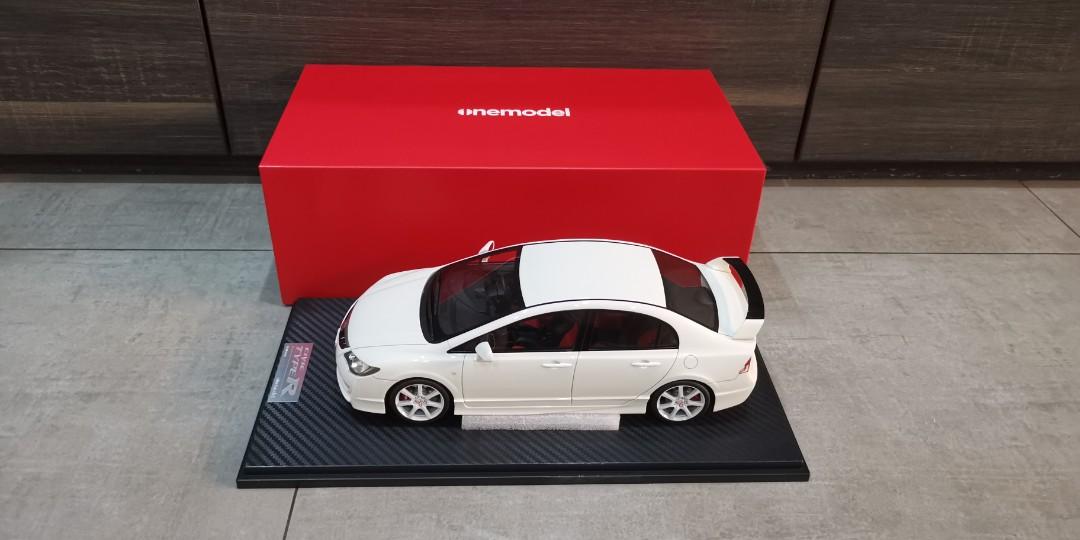 1/18 Onemodel Honda Civic Type-R FD2R (White), Everything Else on Carousell