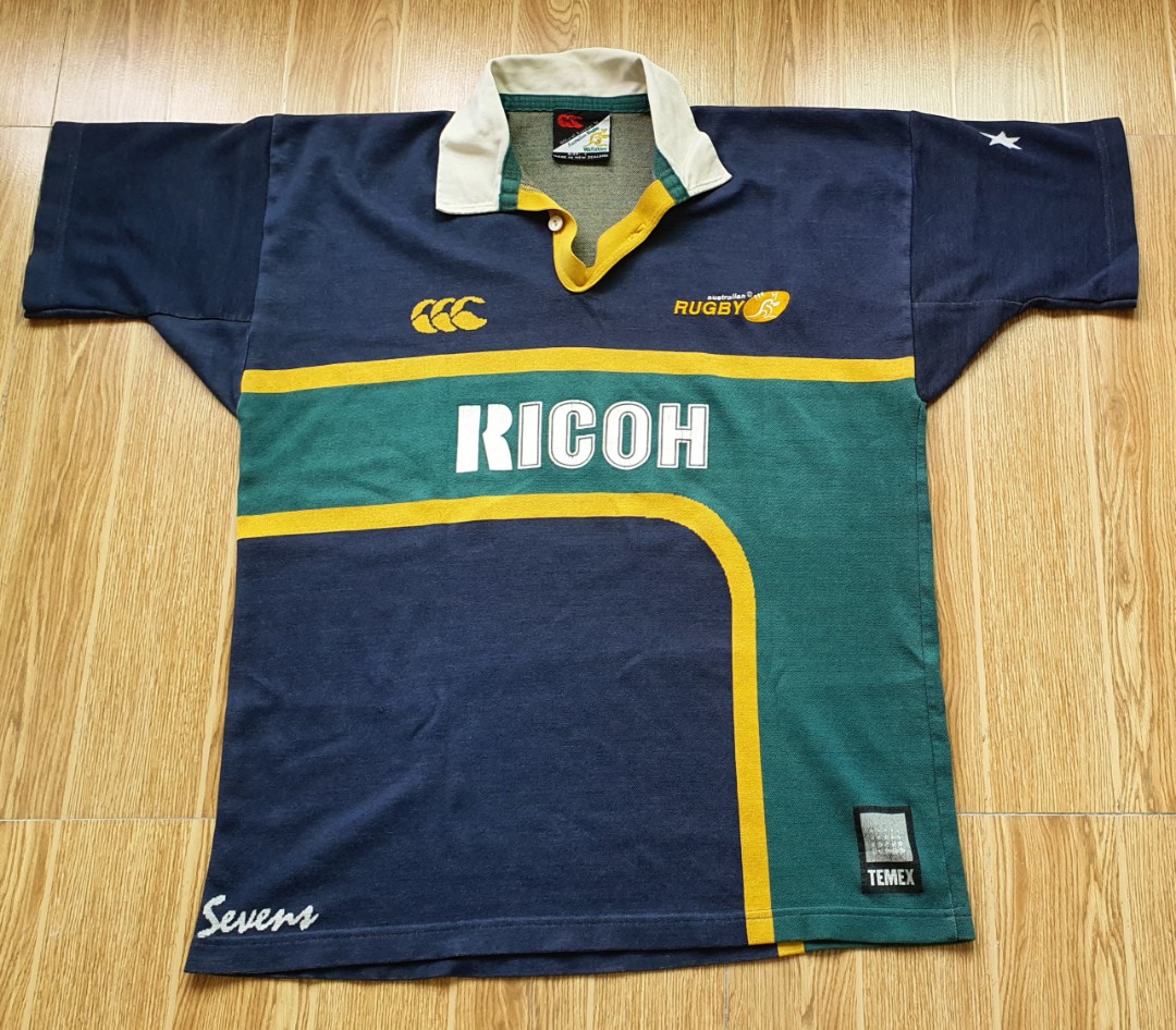 2001 Aussie 7 Canterbury Temex, rugby jersi., Men's Fashion, Activewear ...
