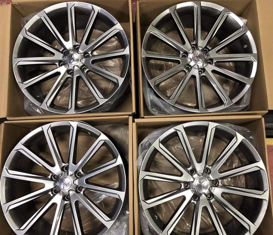 22” Mitsubishi Multispoke Strada design code 226184 Mags 6Holes pcd 139 ...