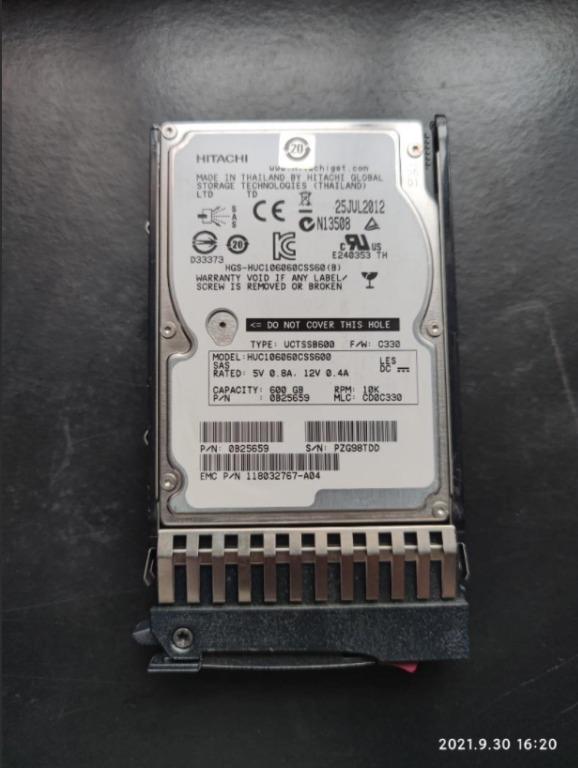 600GB - 2.5" SAS hard disk 10K RPM , hard drive, hard disk, disk for HP ...
