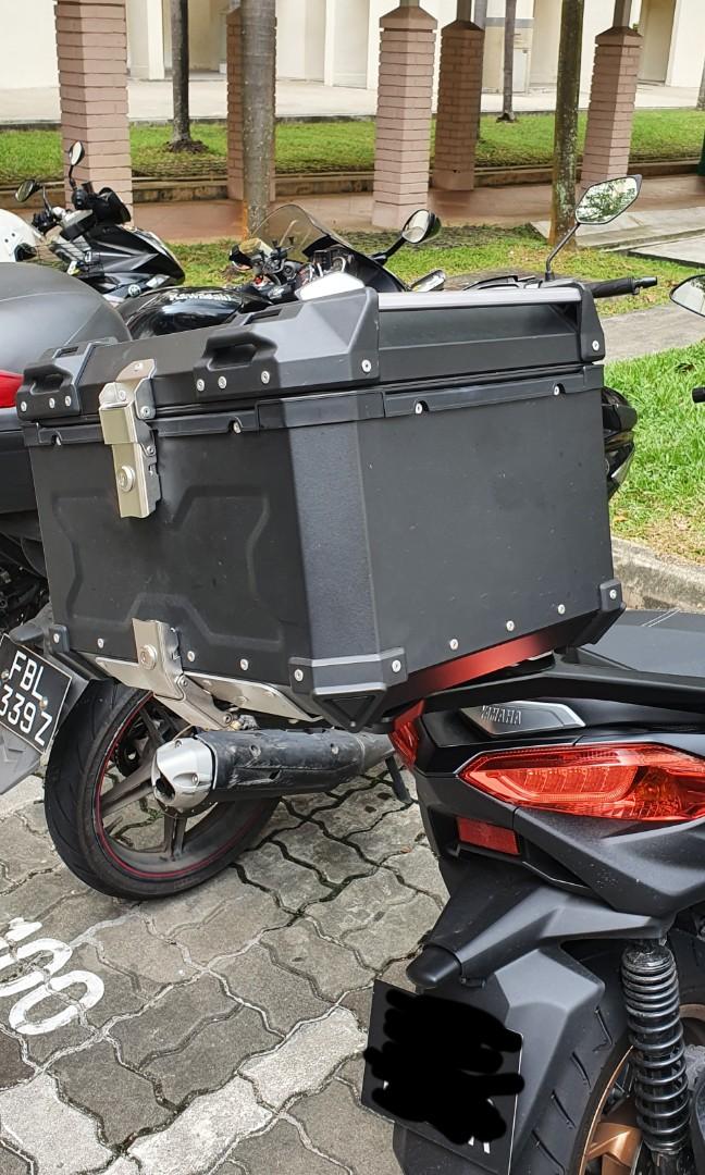 42L Aluminum top box X version, Motorcycles, Motorcycle Accessories on ...