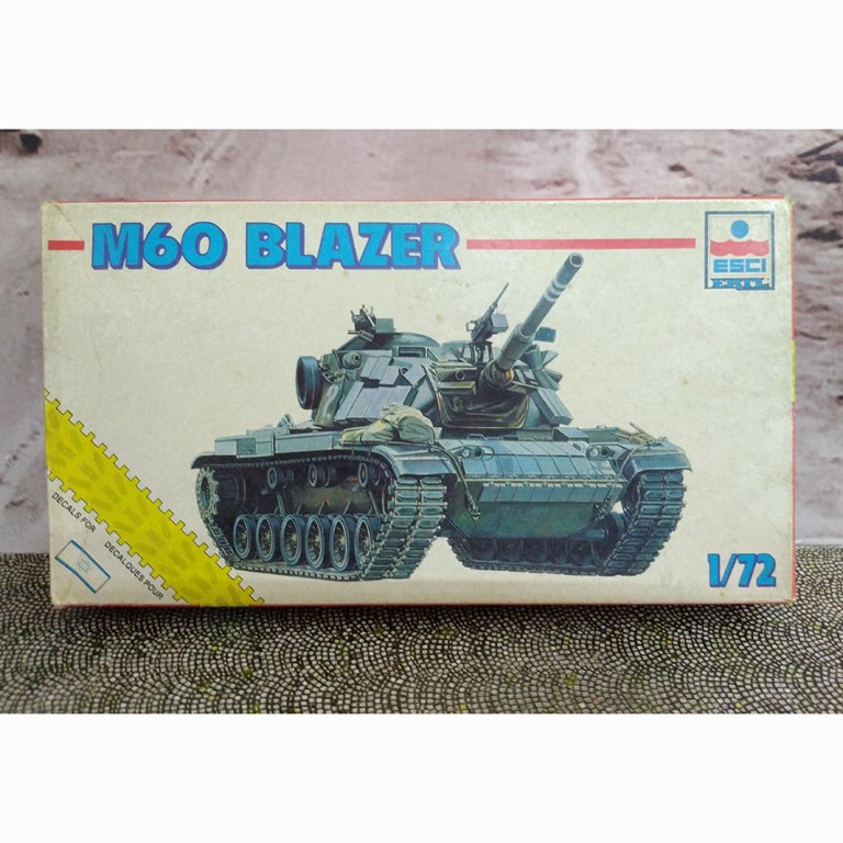 【拼裝模型_軍事】絕版 1:72 ESCI #8318 US M60 Blazer(Made in Italy), 興趣及遊戲, 玩具 ...