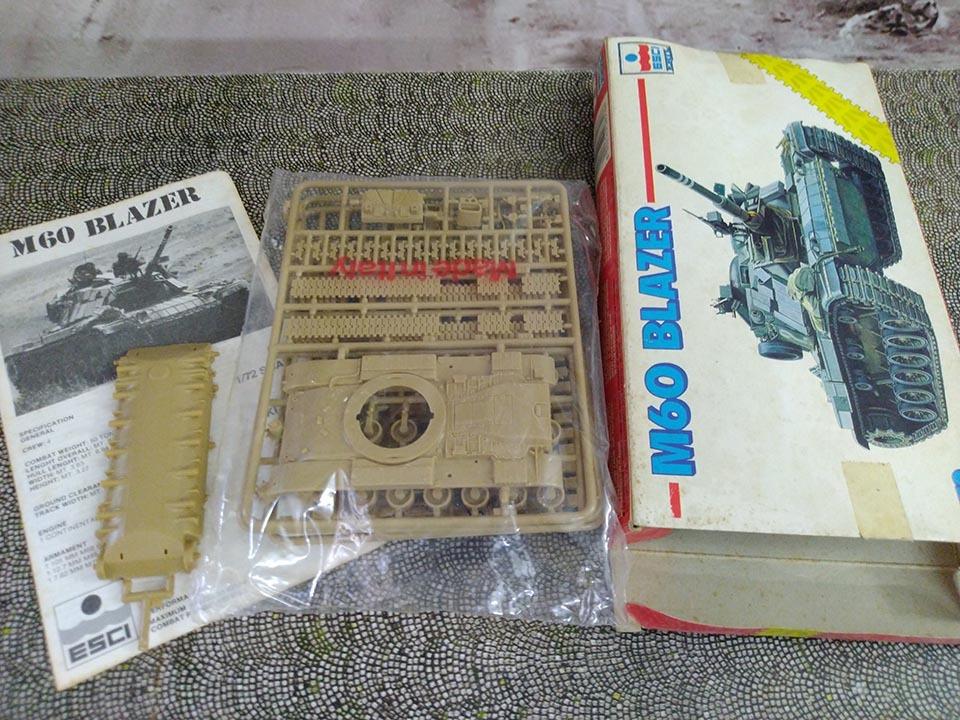 【拼裝模型_軍事】絕版 1:72 ESCI #8318 US M60 Blazer(Made in Italy), 興趣及遊戲, 玩具 ...