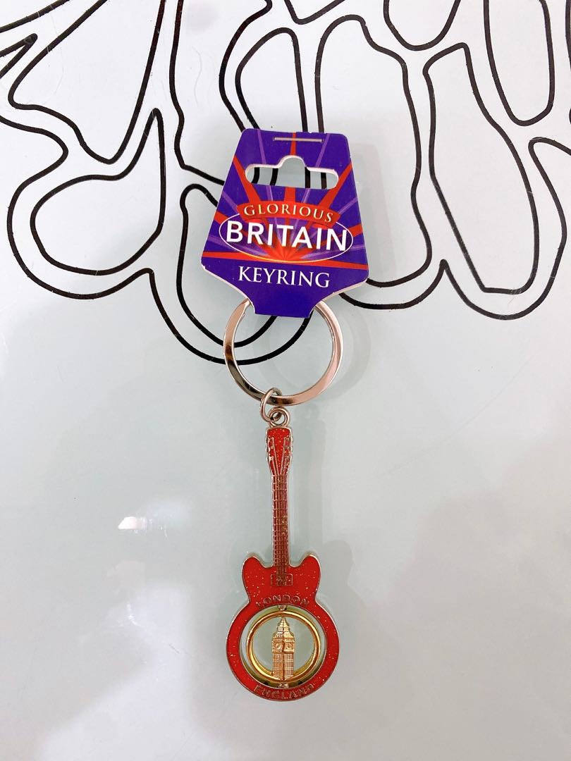 全新正品 來自英國 big ben造型 鑰匙圈, 家具及居家用品, 戶外家具在旋轉拍賣