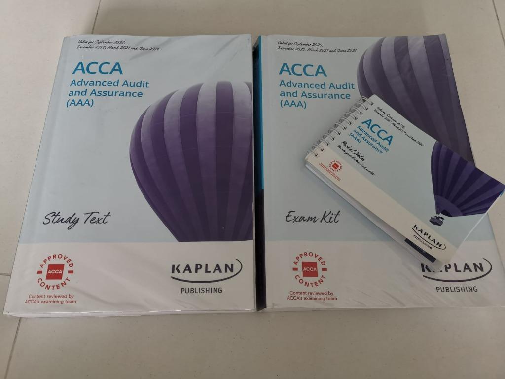 ACCA Advanced Audit Assurance (AAA) KAPLAN 2021 - ONLY 1 SET OF STUDY ...