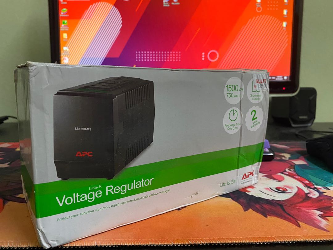 AVR APC LS1500-MS Line-R 1500VA Automatic Voltage Regulator with 3 ...