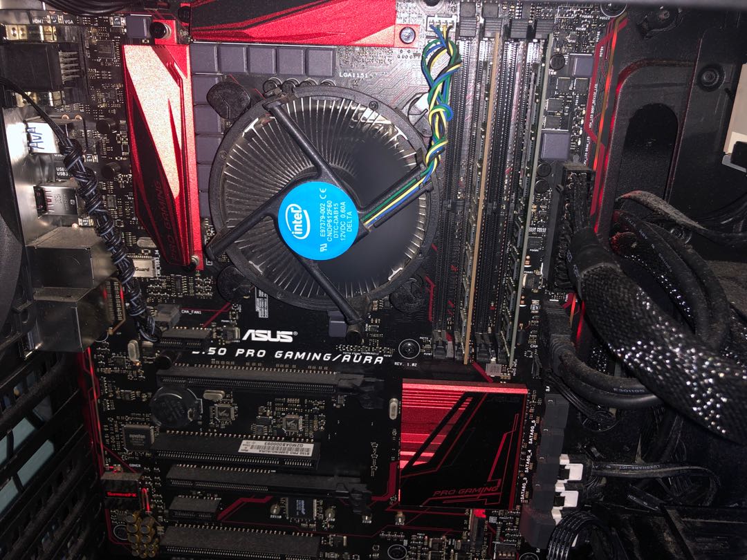 Asus B150 Pro gaming Aura with CPU I5 6500, Computers & Tech, Parts ...