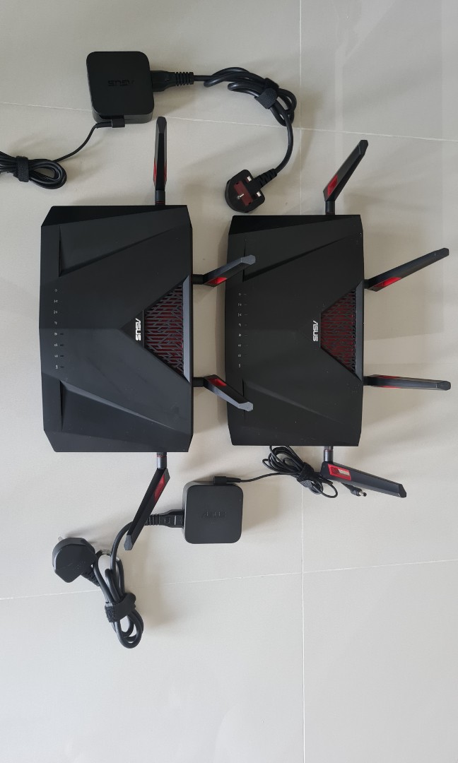 Asus 3100 RT-AC88U Wireless-AC 3100 Dual-band Gigabit Router, Computers ...