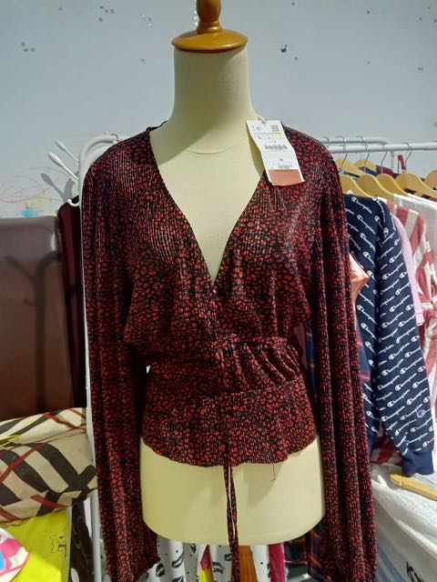 ZARA ORIGINAL COUNTER, Fesyen Wanita, Pakaian Wanita, Atasan di Carousell