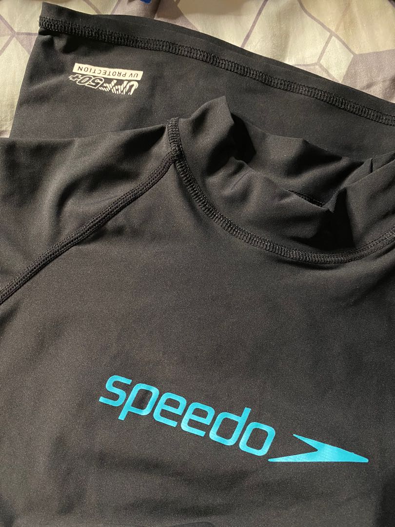 Authentic Speedo Rash Guard, Women's Fashion, Swimwear, Rash guard on ...