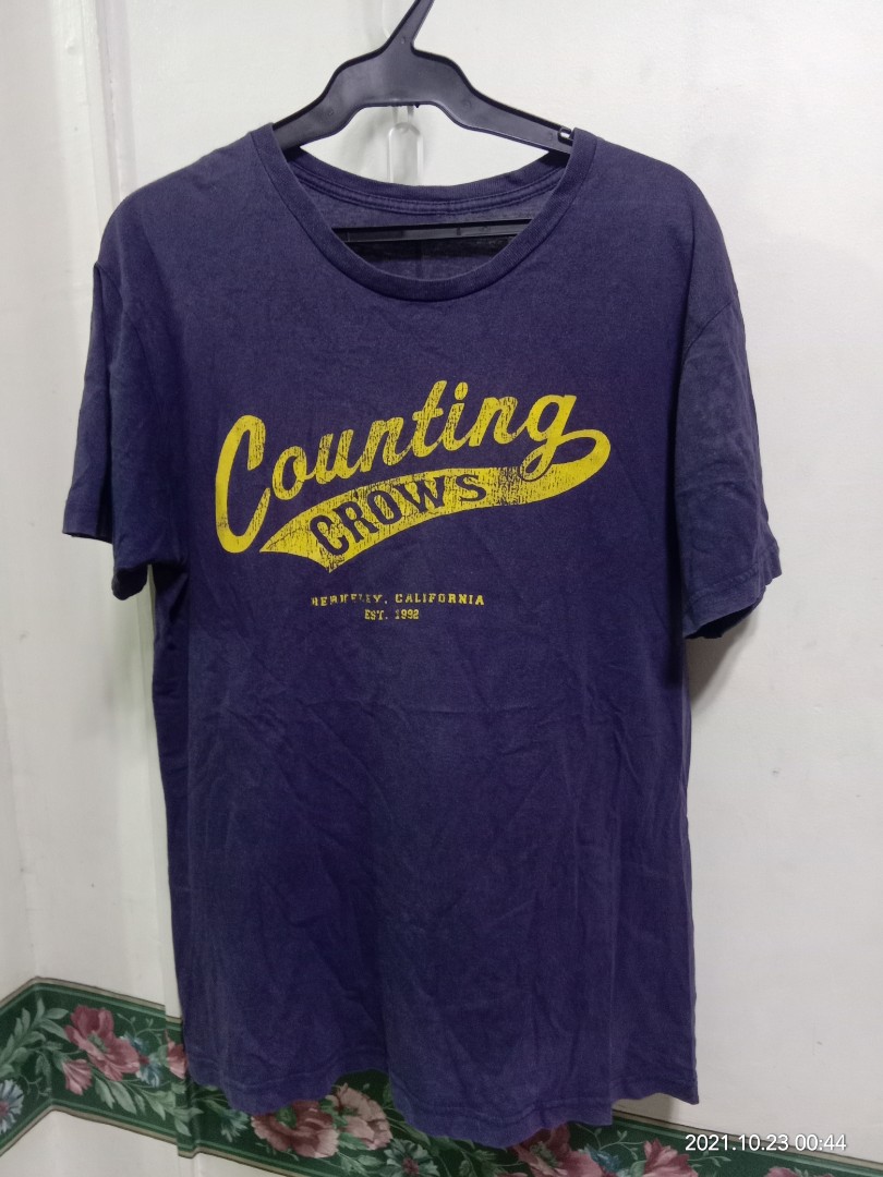 Band shirt counting crows large, Men's Fashion, Tops & Sets, Tshirts ...