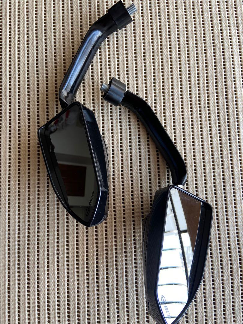 BCD F1 PRO mirrors in black, Motorcycles, Motorcycle Accessories on ...