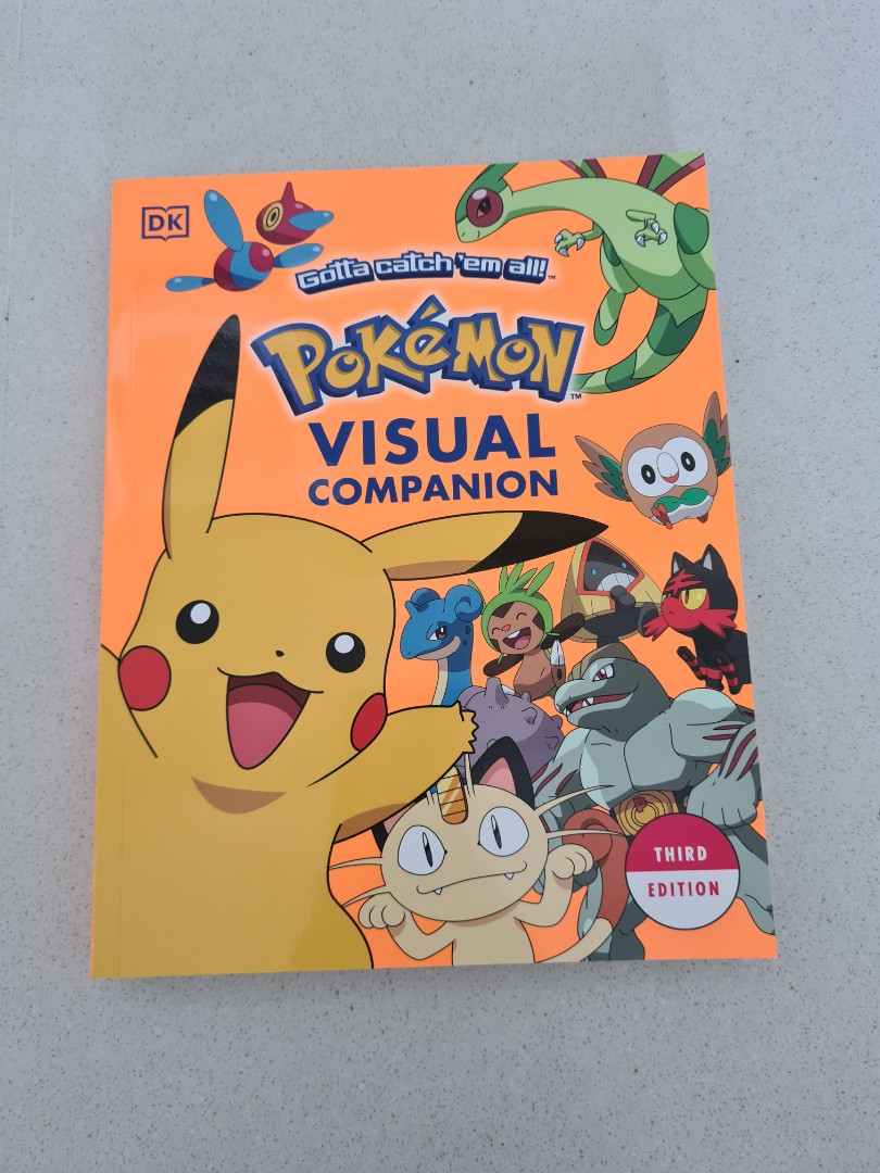 (BN) Pokemon Visual Companion book 3rd Edition, Hobbies & Toys, Books ...