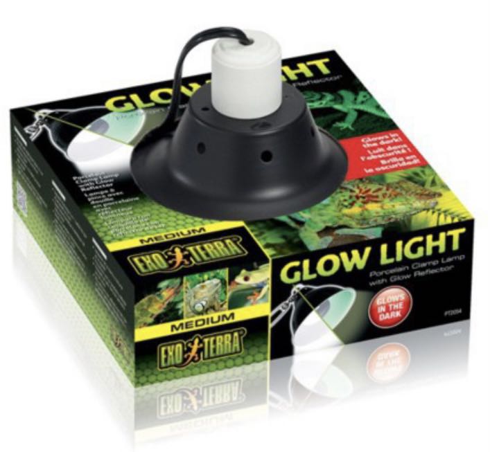[BNIB] Turtle Basking Lamp Exo Terra Glow Light Porcelain Clamp, Pet ...