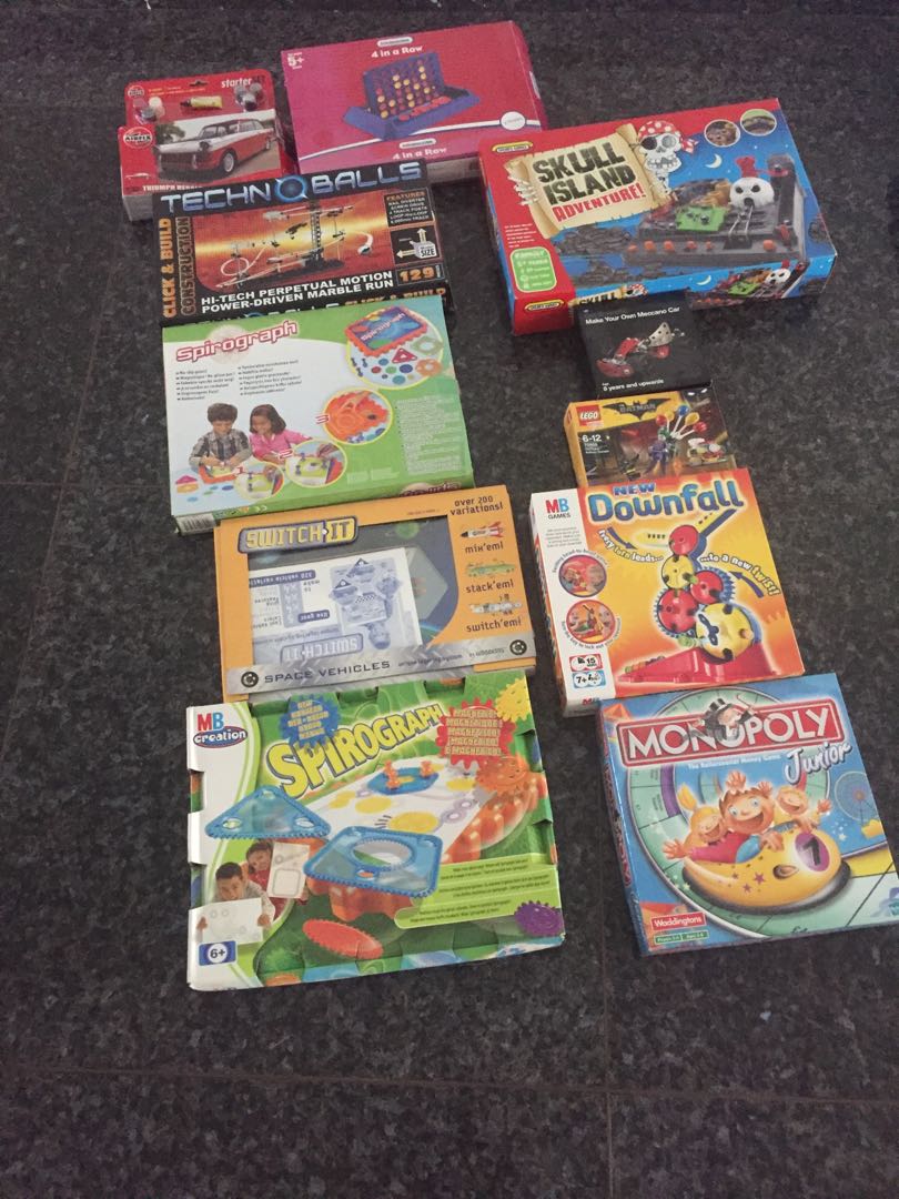 Box of games and activities, Hobbies & Toys, Toys & Games on Carousell