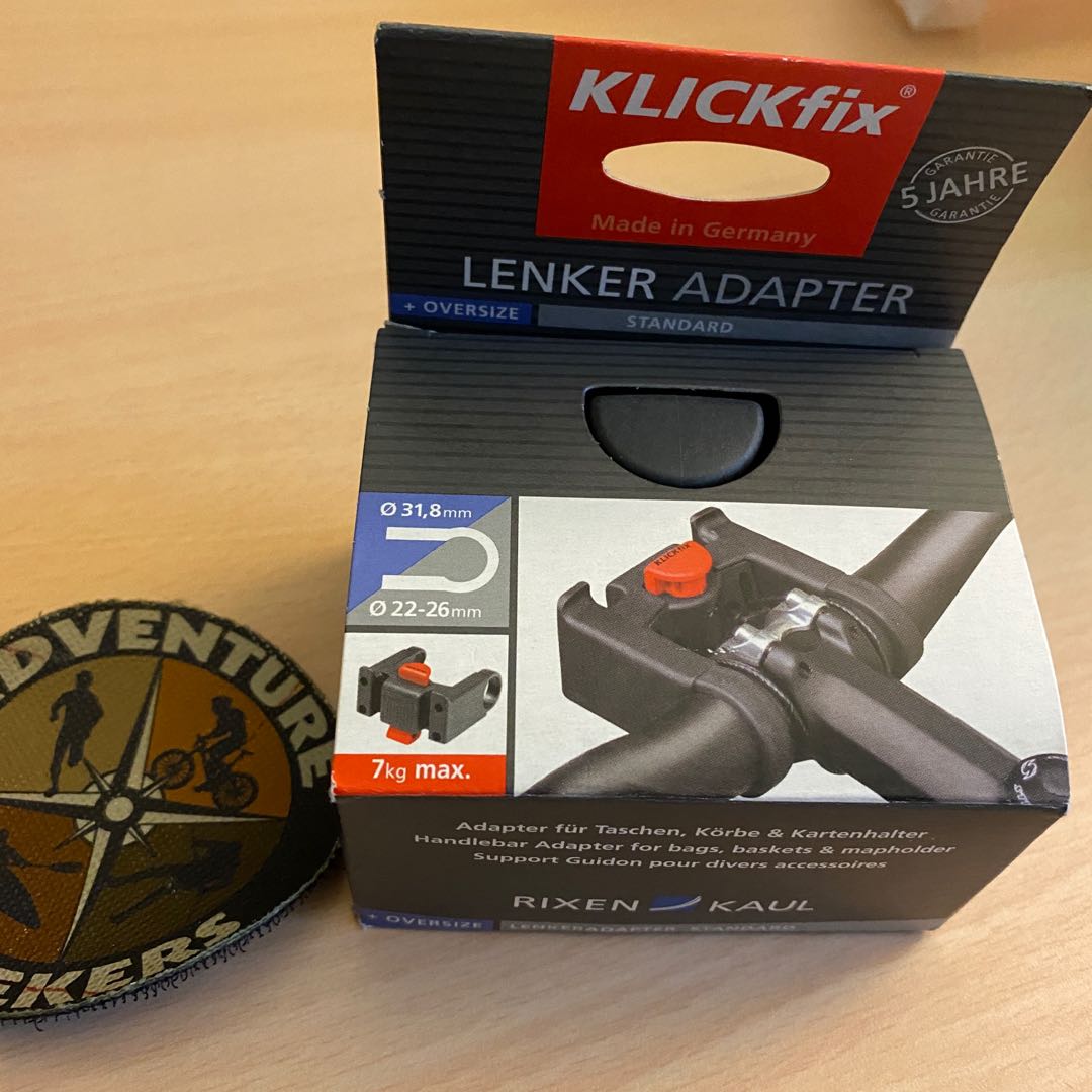 Brand new klickfix handlebar adapter for narrow and wide bar, Sports ...