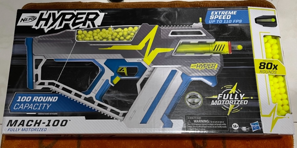 Brand New Nerf Hyper Mach-100 Fully Motorized Versus Rival, Hobbies ...