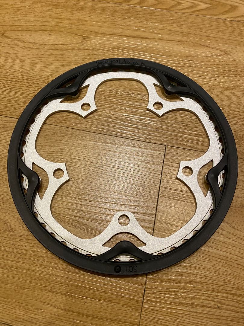 Brompton original chainring and guard, Sports Equipment, Bicycles ...