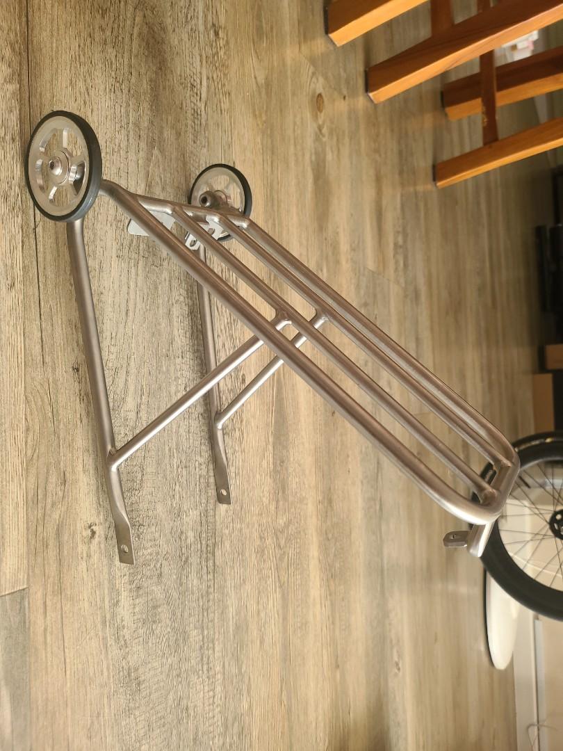Brompton titanium rear rack, Sports Equipment, Bicycles & Parts, Parts ...