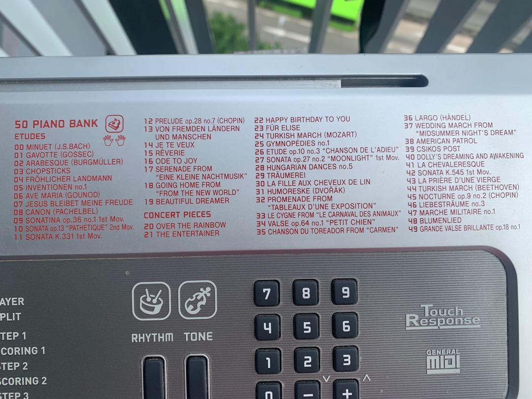 Casio Keyboard LK-55 with Key Lighting System and storage bag), Hobbies ...