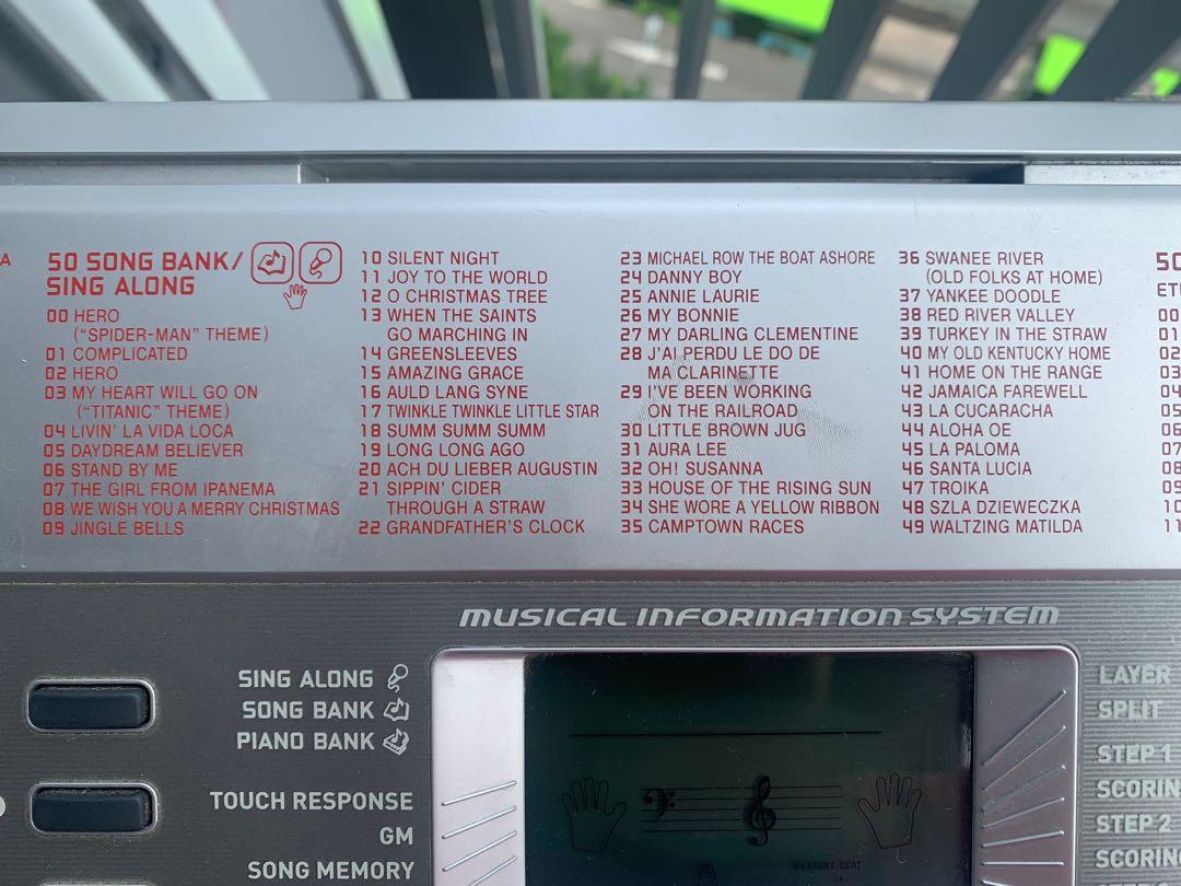 Casio Keyboard LK-55 with Key Lighting System and storage bag), Hobbies ...