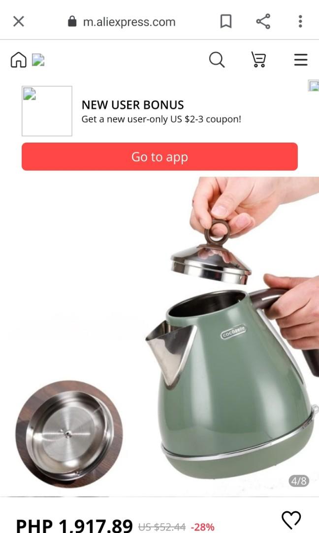 COCOZELLE ELECTRIC KETTLES, TV & Home Appliances, Kitchen Appliances ...