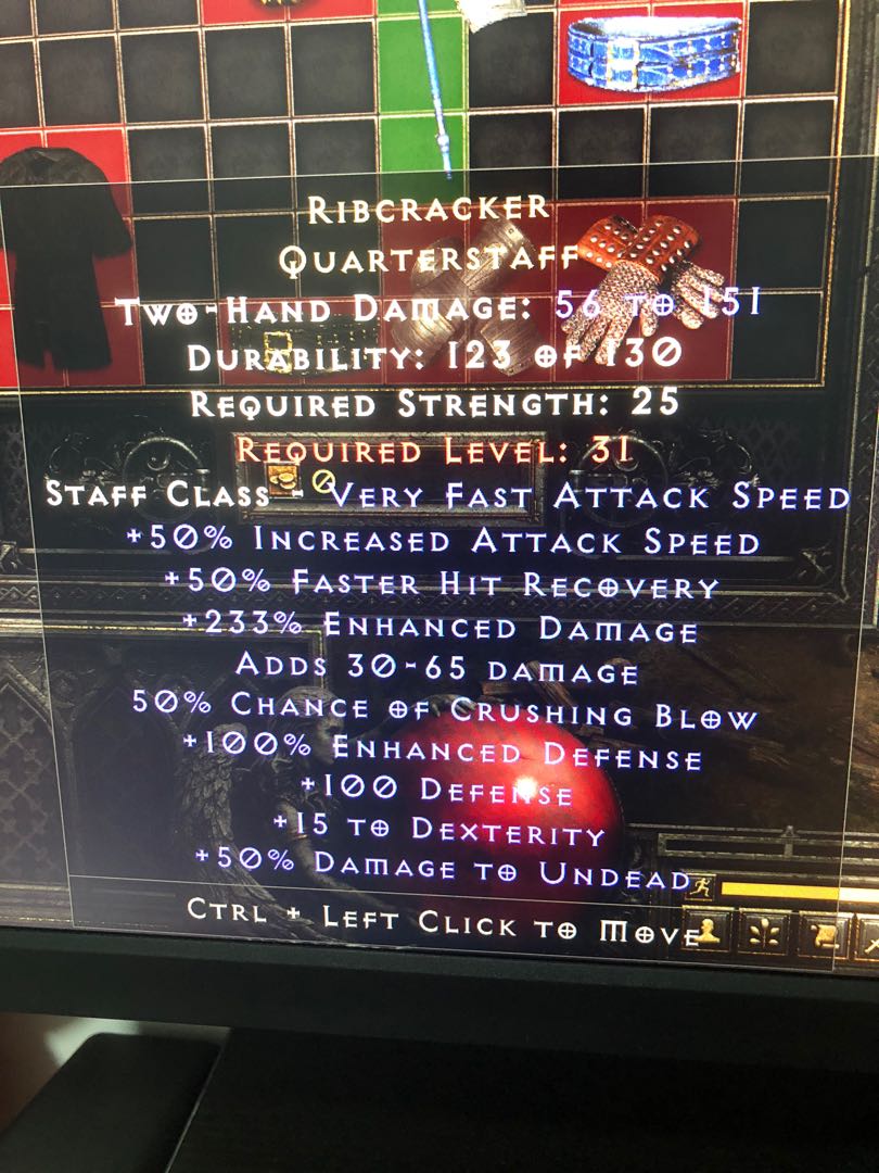 D2R ribcracker, Video Gaming, Gaming Accessories, In-Game Products on ...