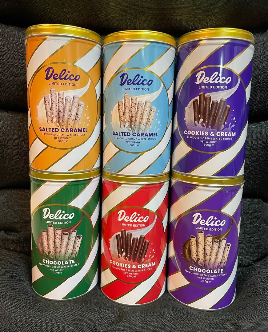 Delico Limited Edition Wafer Sticks, Food & Drinks, Packaged & Instant ...