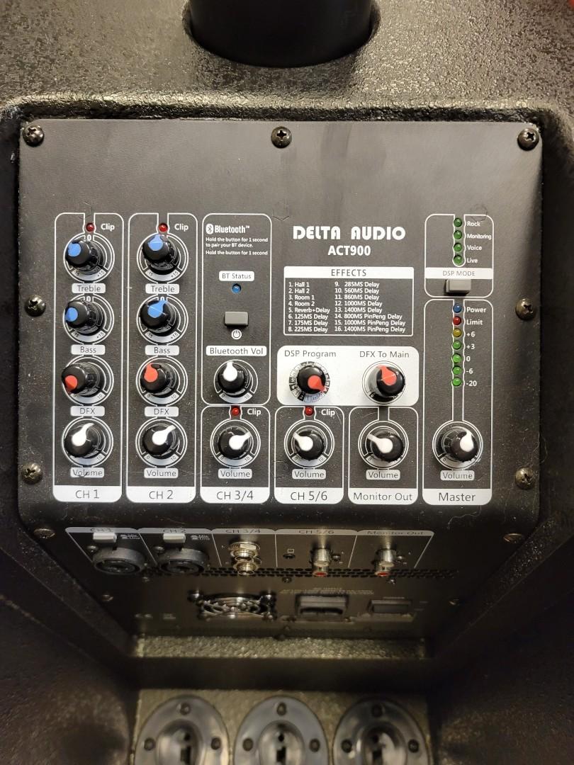 Delta Audio powered speakers system, Hobbies & Toys, Music & Media ...