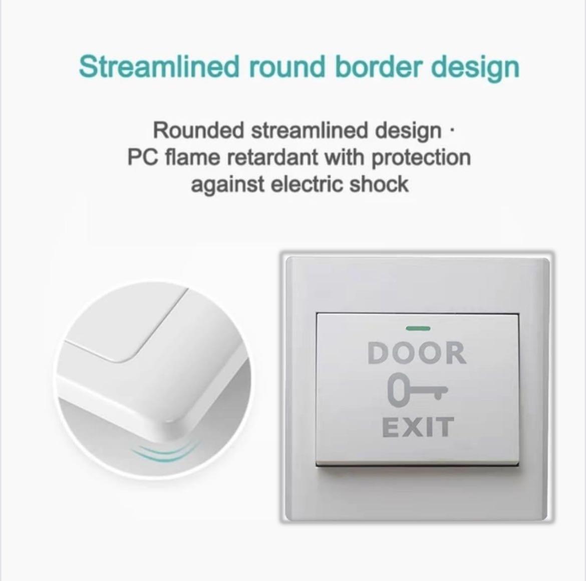 DOOR EXIT (High Quality Push Release Button/Press Exit Button/Door Exit ...