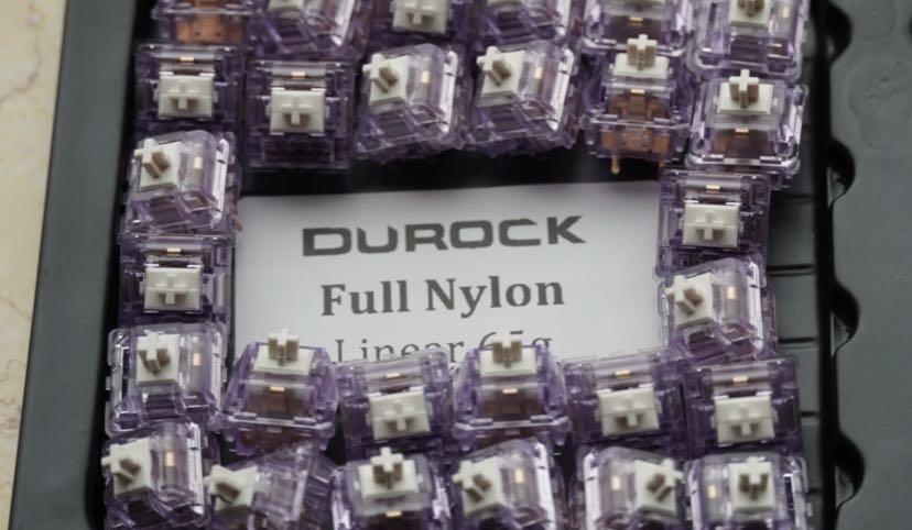 Durock Lavenders linear switches, Computers & Tech, Parts & Accessories, Computer Keyboard on ...