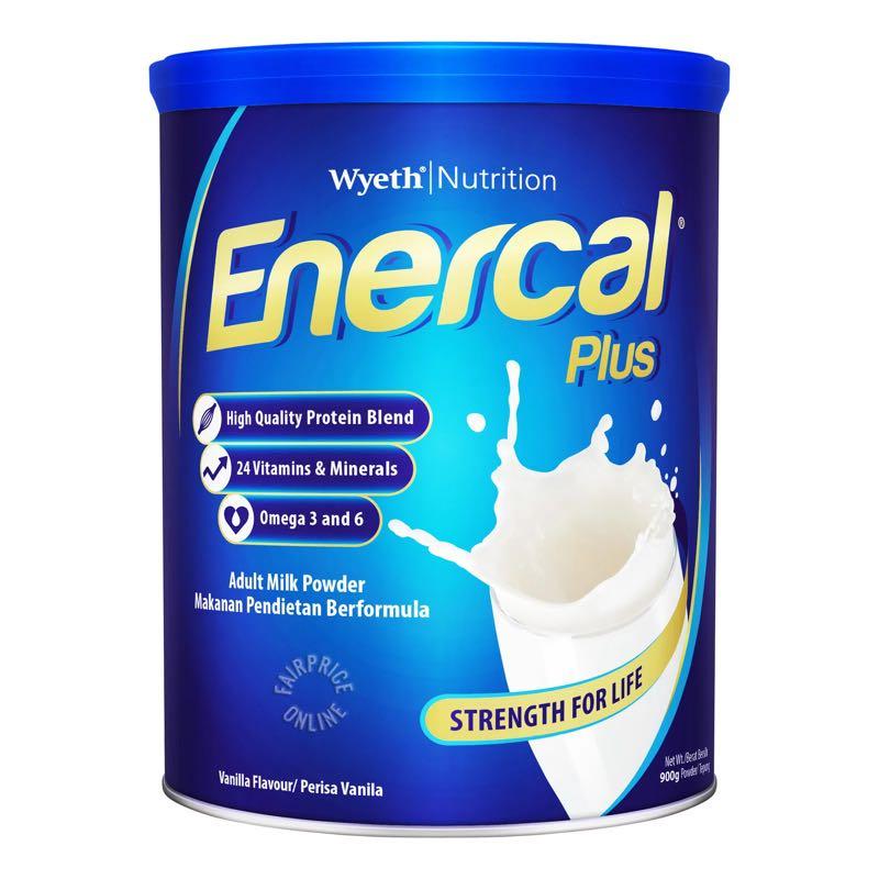Enercal Plus 900g Milk Powder, Health & Nutrition, Health Supplements ...