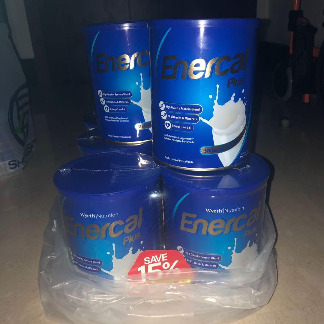 Enercal Plus 900g Milk Powder, Health & Nutrition, Health Supplements ...