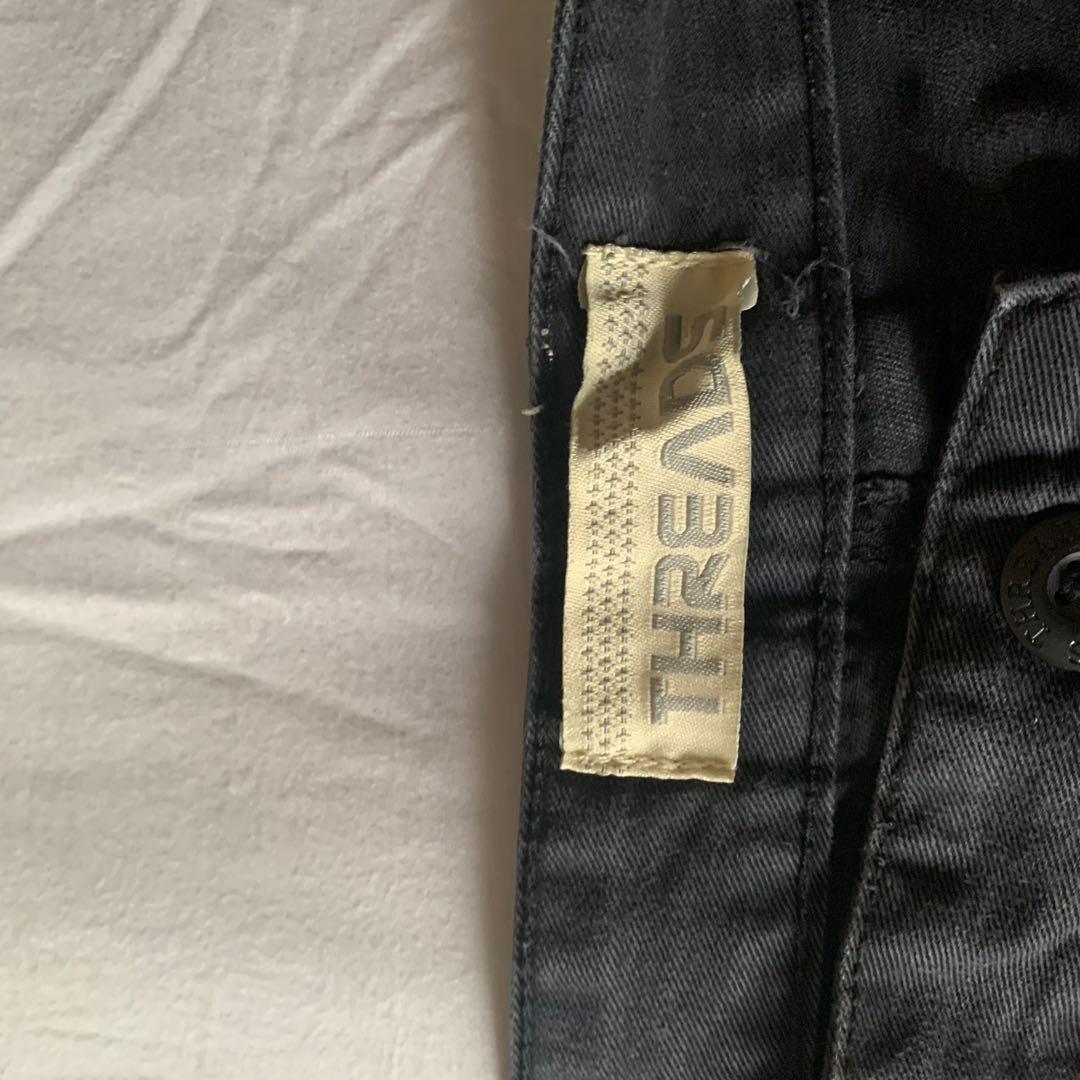 Faded black cargo pants, Men's Fashion, Bottoms, Trousers on Carousell