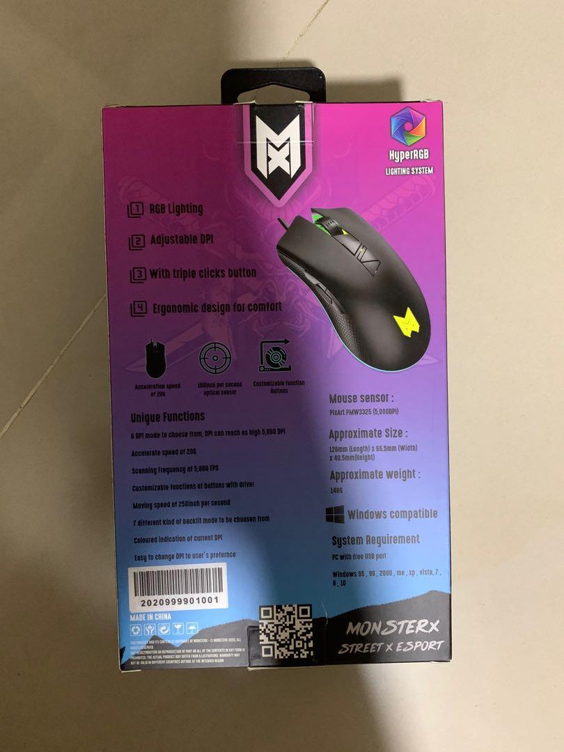 Fenrir gaming mouse (rgb), Computers & Tech, Parts & Accessories, Mouse ...