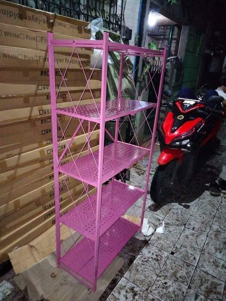 foldable storage rack, Furniture & Home Living, Furniture, Other Home ...