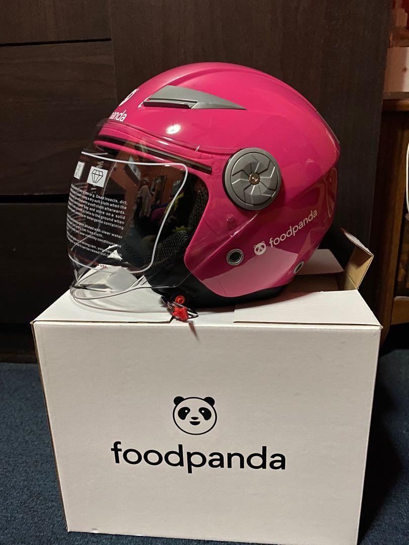 Foodpanda Helmet, Motorcycles, Motorcycle Apparel on Carousell