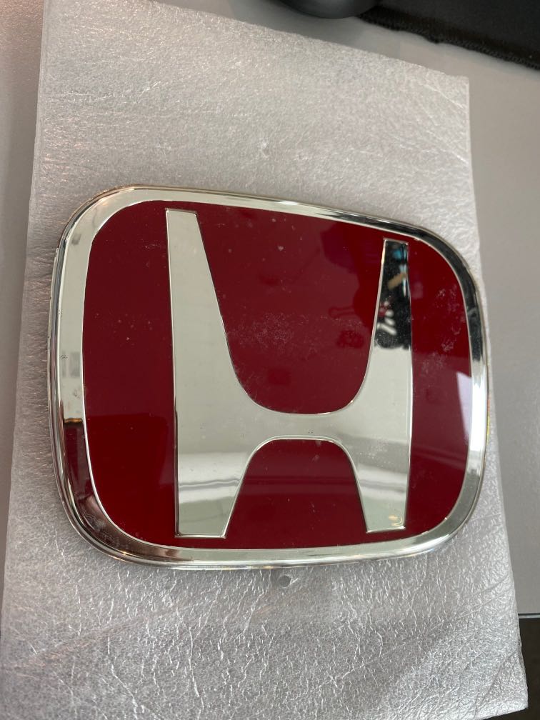 Front Honda Emblem red for civic fd, Car Accessories, Accessories on ...