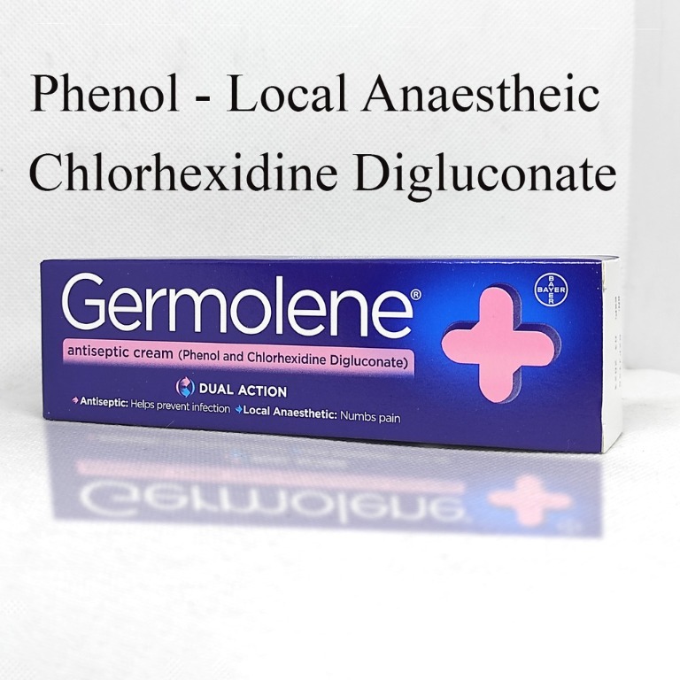 Germolene Antiseptic Cream 30g First Aid Wound, Health & Nutrition ...