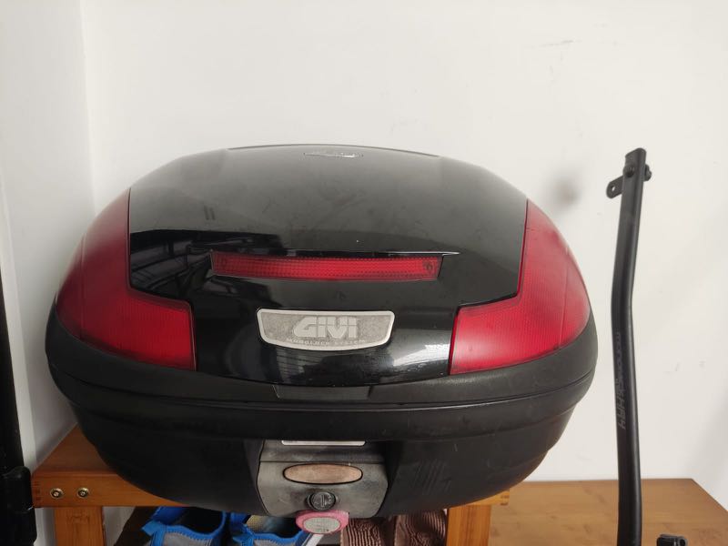 Givi Box + Brackets, Motorcycles, Motorcycle Accessories on Carousell