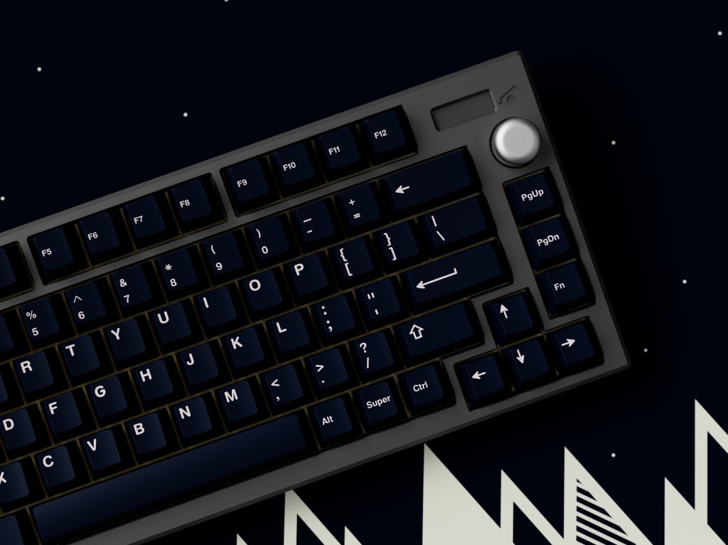 Gmk Deep Navy Base Kit Keycaps Computers Tech Parts Accessories