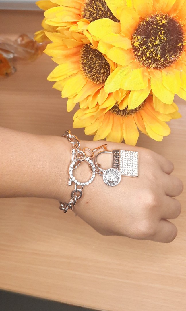 Guess Bracelets(lock and key), Women's Fashion, Jewelry & Organizers ...