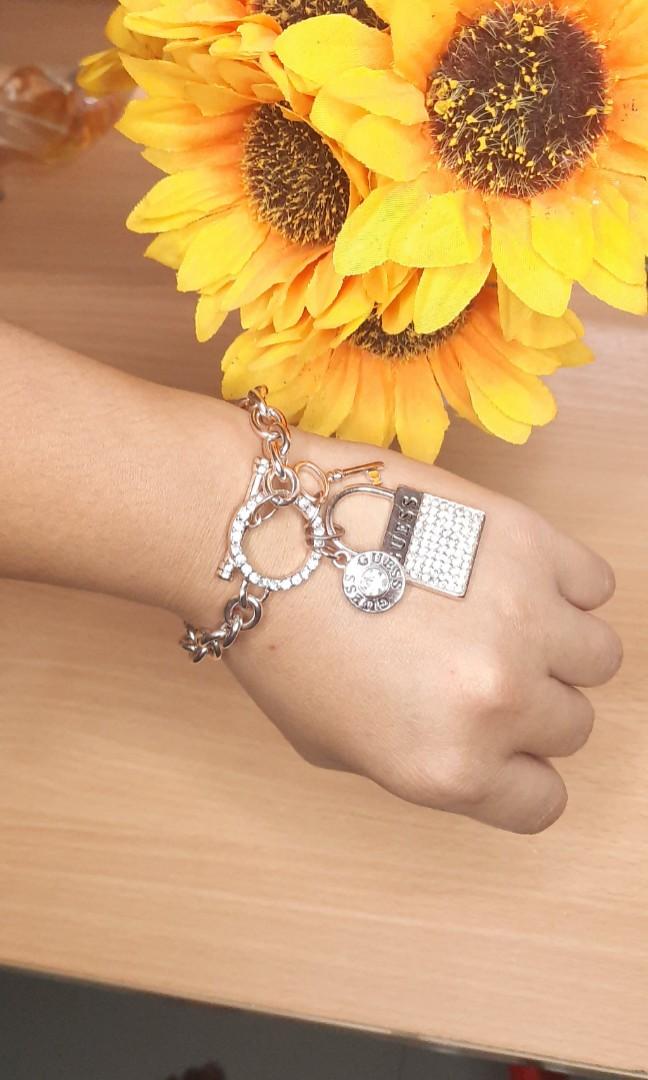 Guess Bracelets(lock and key), Women's Fashion, Jewelry & Organizers ...