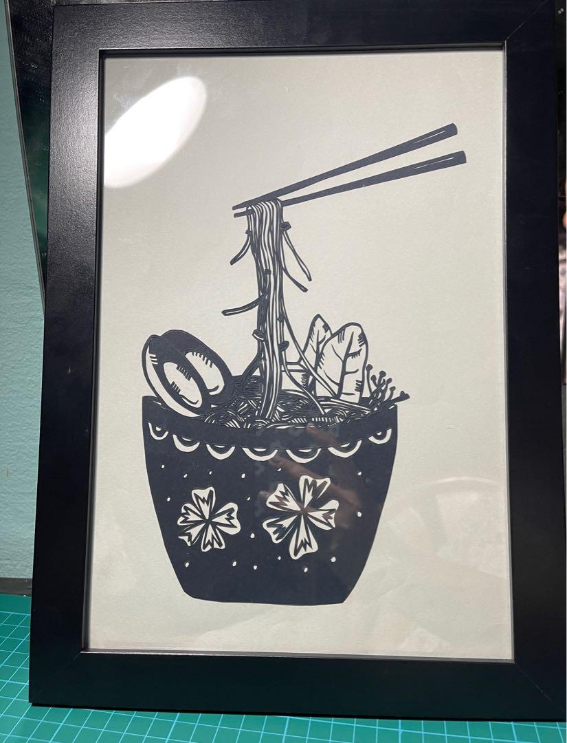 Handmade Ramen Paper cut, Hobbies & Toys, Stationery & Craft, Art ...
