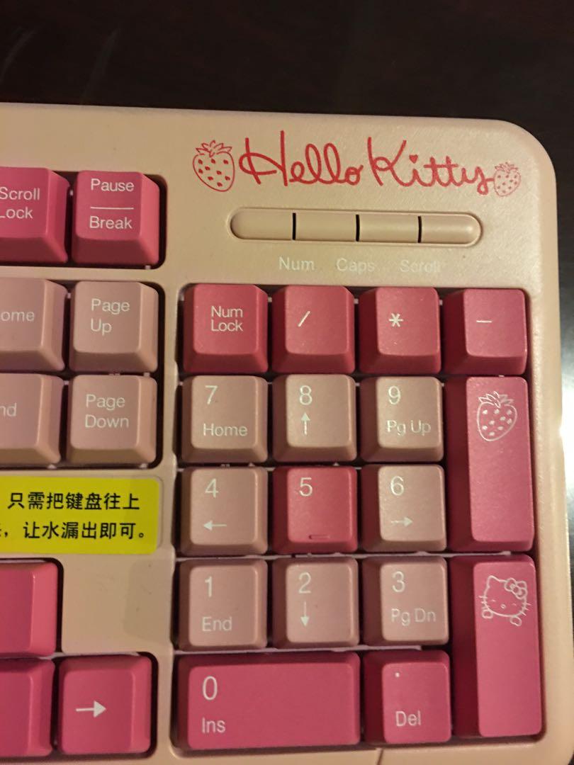 Hello Kitty keyboard, Computers & Tech, Parts & Accessories, Computer ...